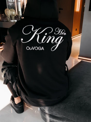 Bluza męska OLAVOGA ADORE MEN 2026 czarna - maWer Fashion